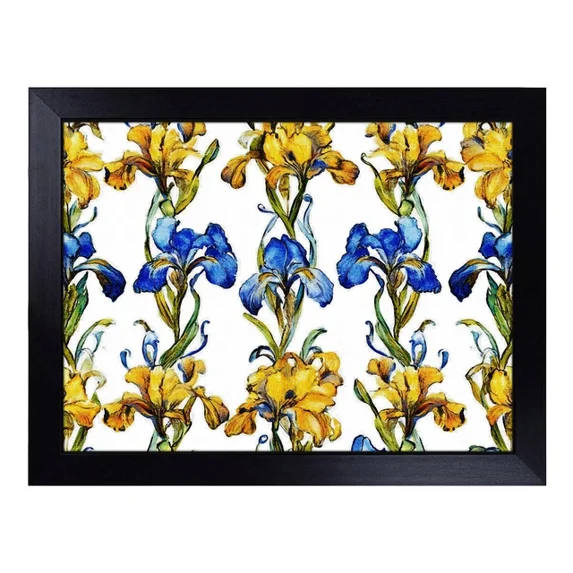 Kna Prints - 1 Pc Poster Iris Flower Pattern, UNFRAMED-12x18 - Walmart.com