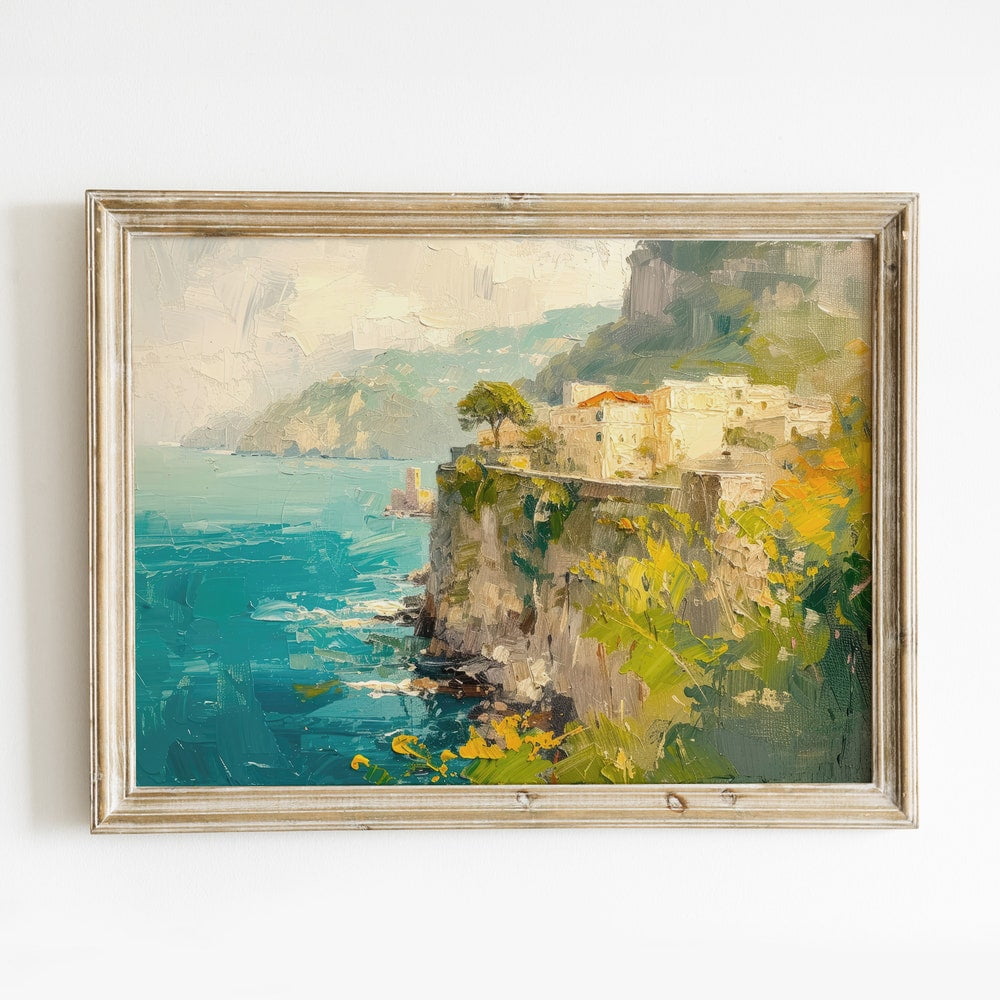 Kna Prints - 1 Pc Poster Italian Coast Printable Wall Art, Trendy Italy ...