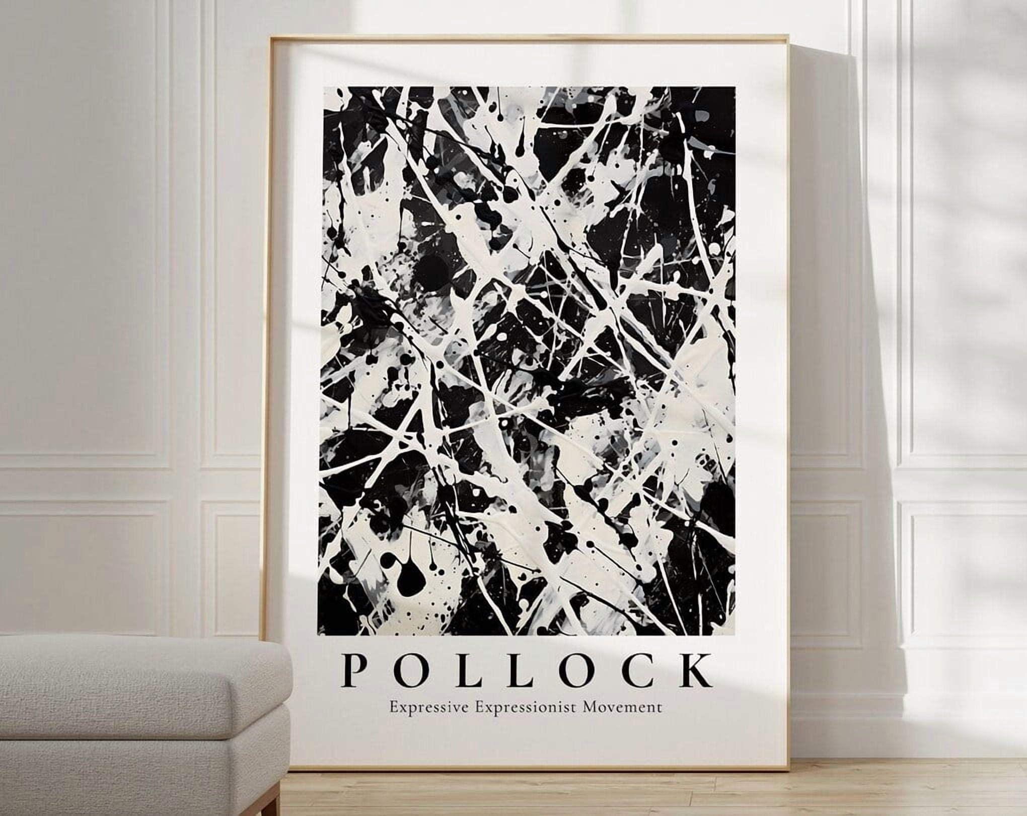 Kna Prints - 1 Pc Poster Jackson Pollock Modern Abstract Wall Art ...