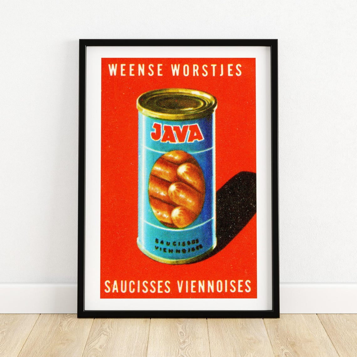 Kna Prints - 1 Pc Poster Java Sausages Art Print Mid-Century Dutch ...