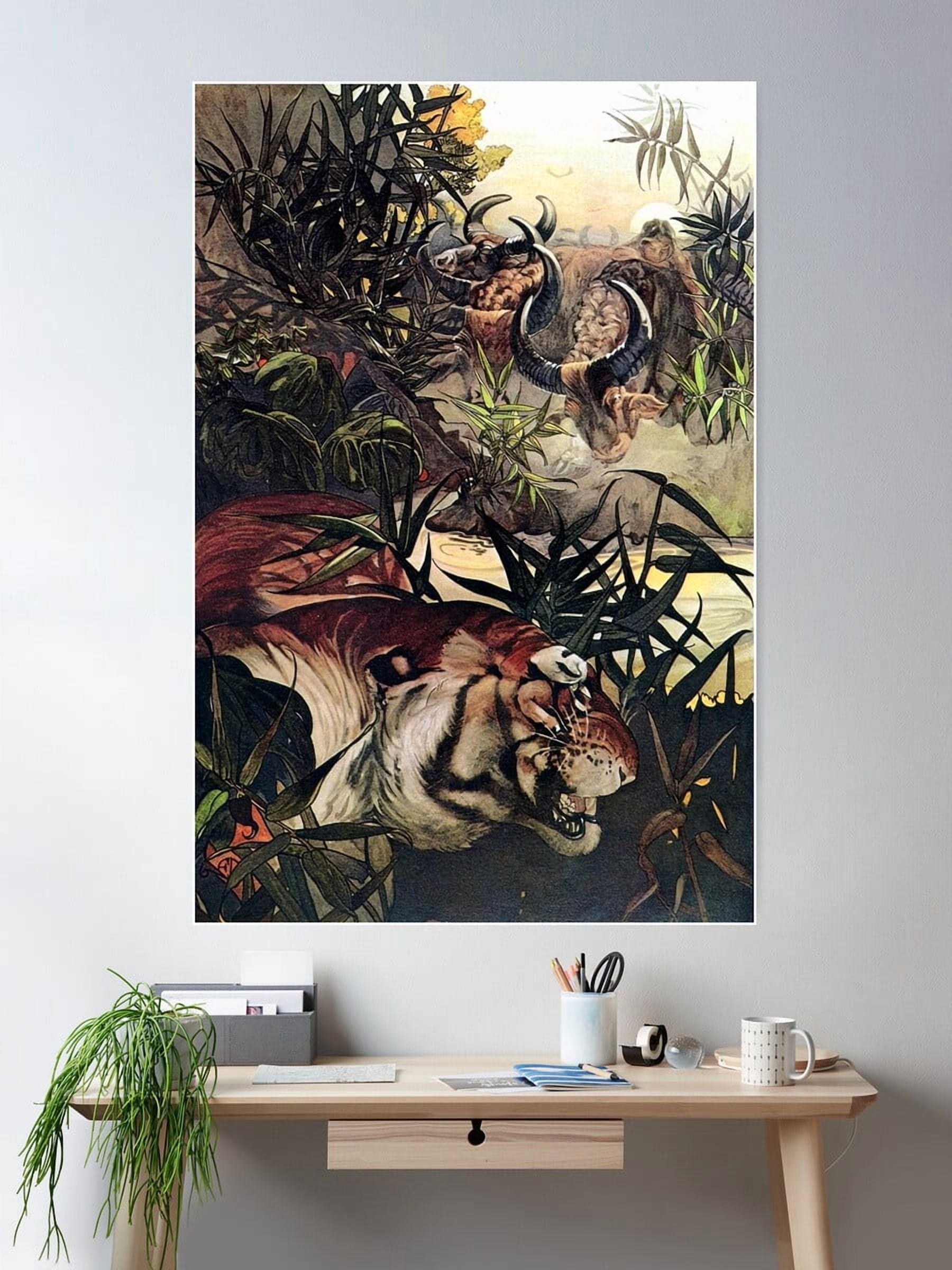 Kna Prints - 1 Pc Poster Jgle Book Shere Khan E.J. And Maurice Detmold ...