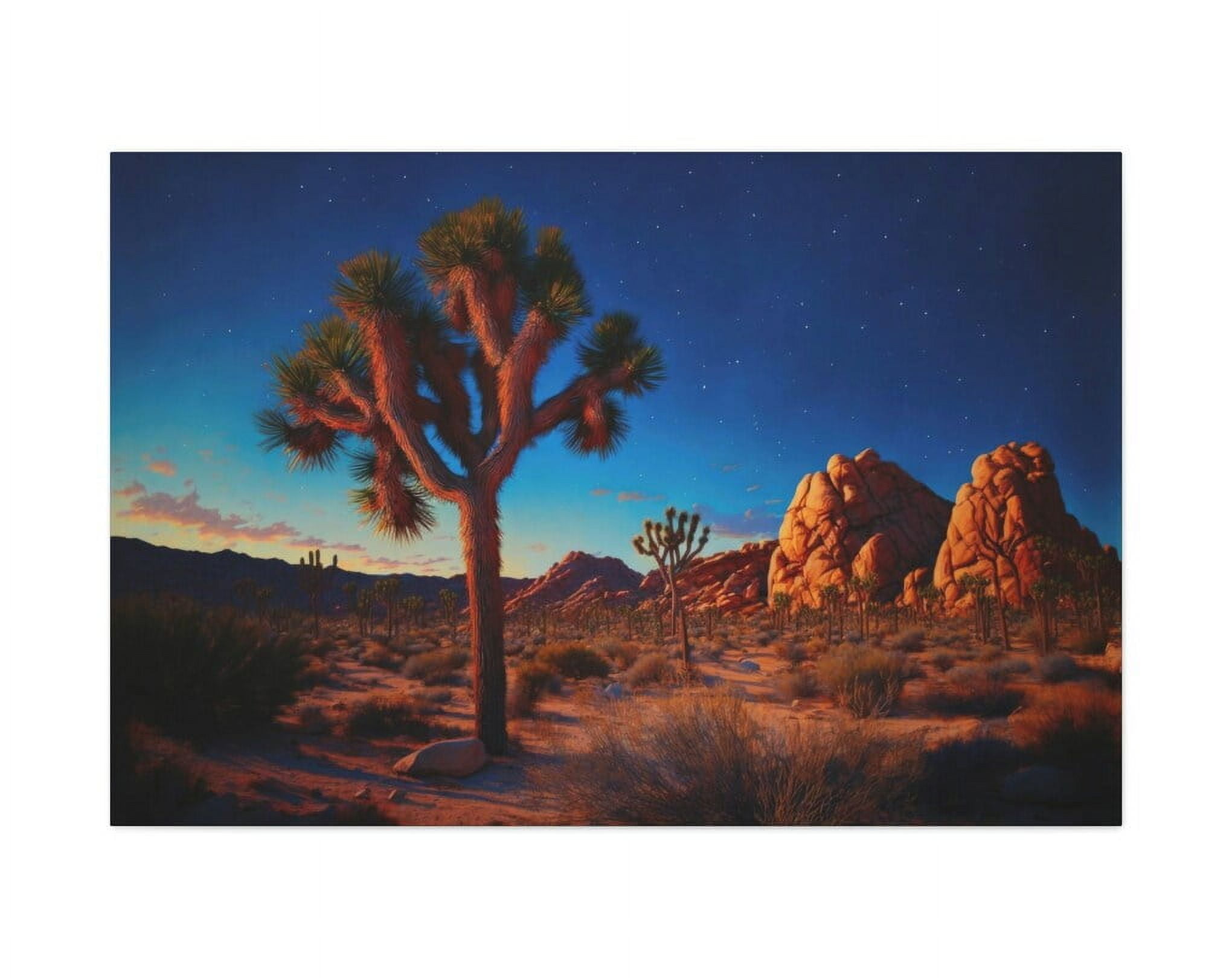 Kna Prints - 1 Pc Poster Joshua Tree Park Art Large Print, Oil Painting ...