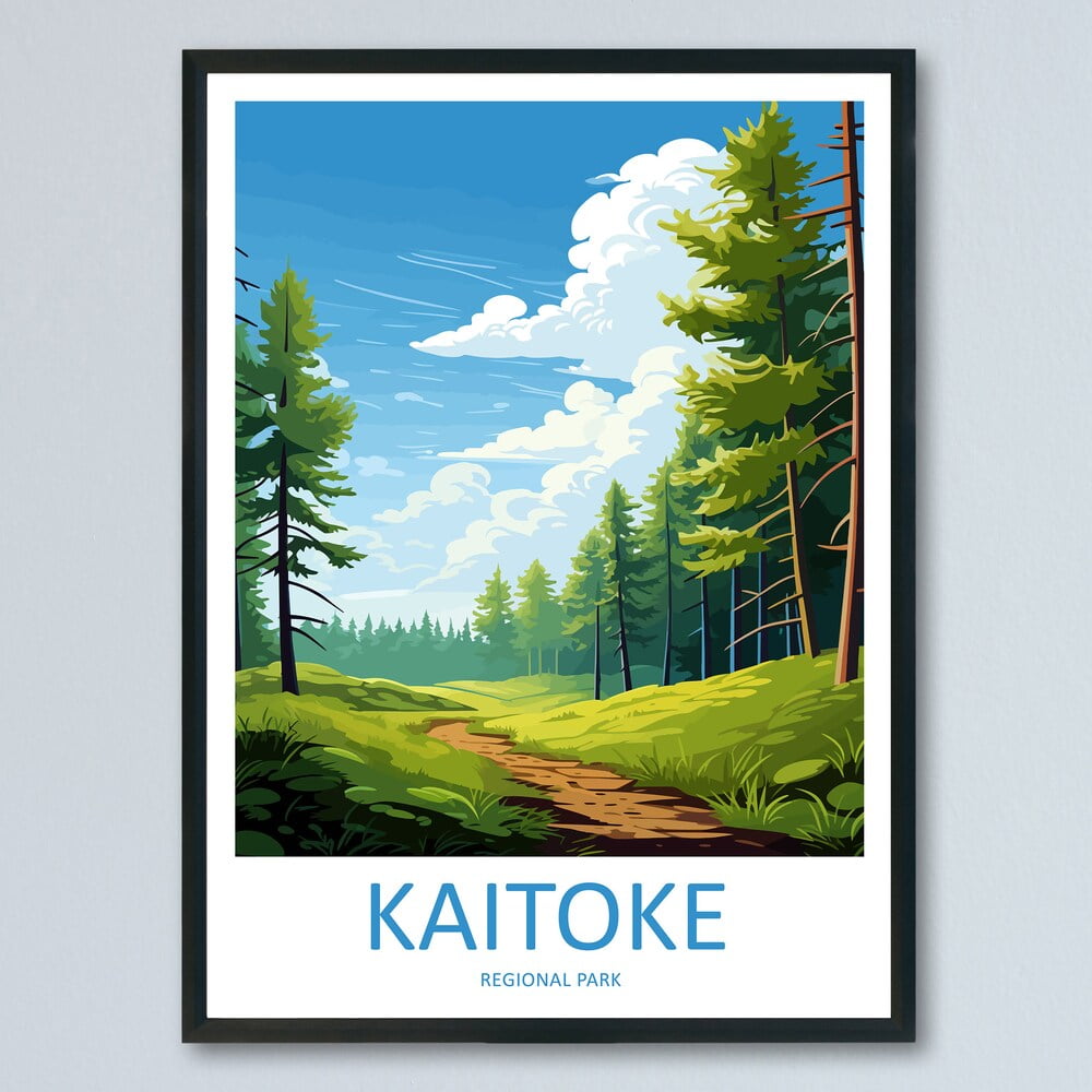 Kna Prints - 1 Pc Poster Kaitoke Regional Park Travel Wall Art Kaitoke ...