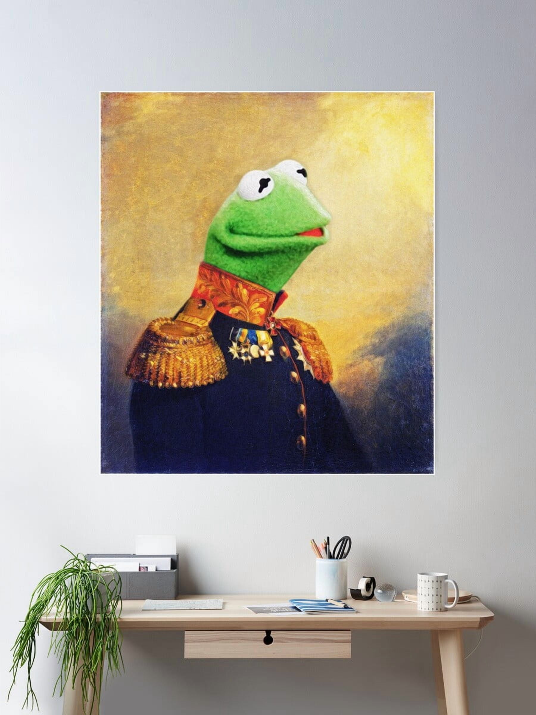 Kna Prints - 1 Pc Poster Kermit The Frog Retro Portrait, UNFRAMED-8x12 ...