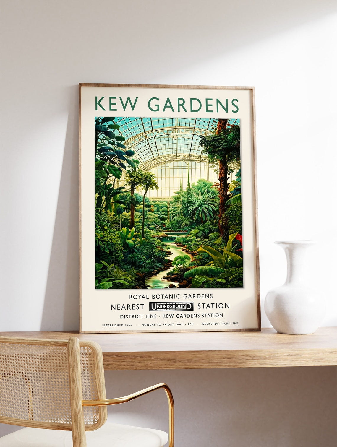 Kna Prints - 1 Pc Poster Kew Gardens , London Print, Henri Rousseau ...