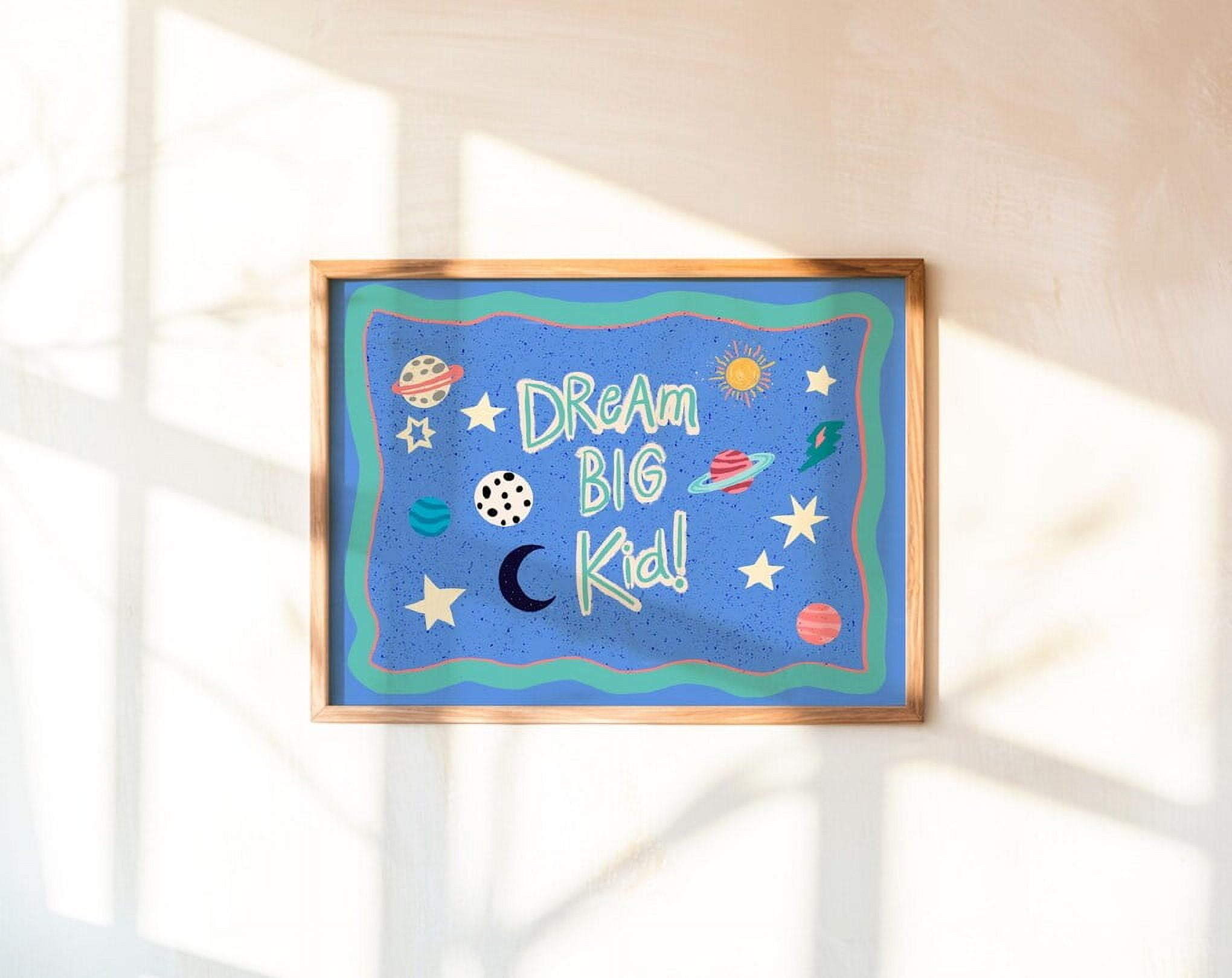 Kna Prints - 1 Pc Poster Kids Space Wall Art Printable Inspirational ...