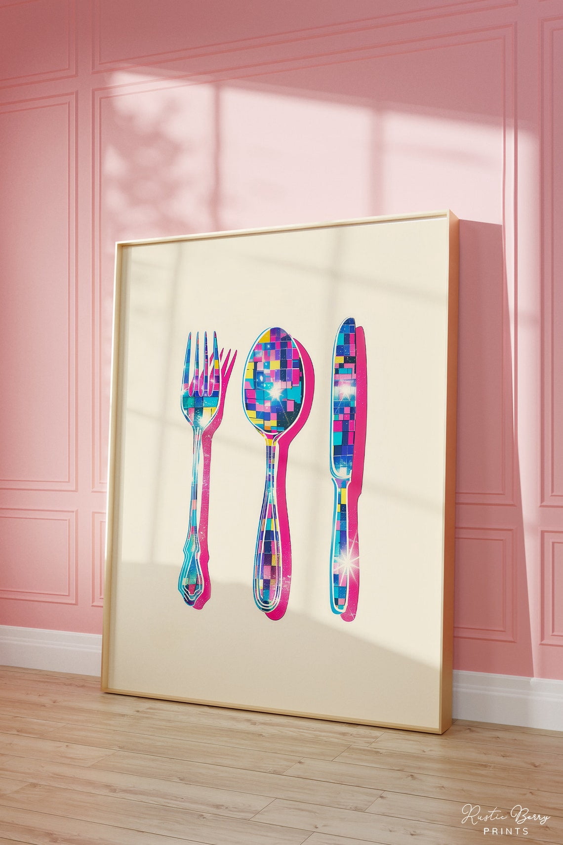 Kna Prints - 1 Pc Poster Kitchen Utensils Art Print Wall Art Retro Fork ...