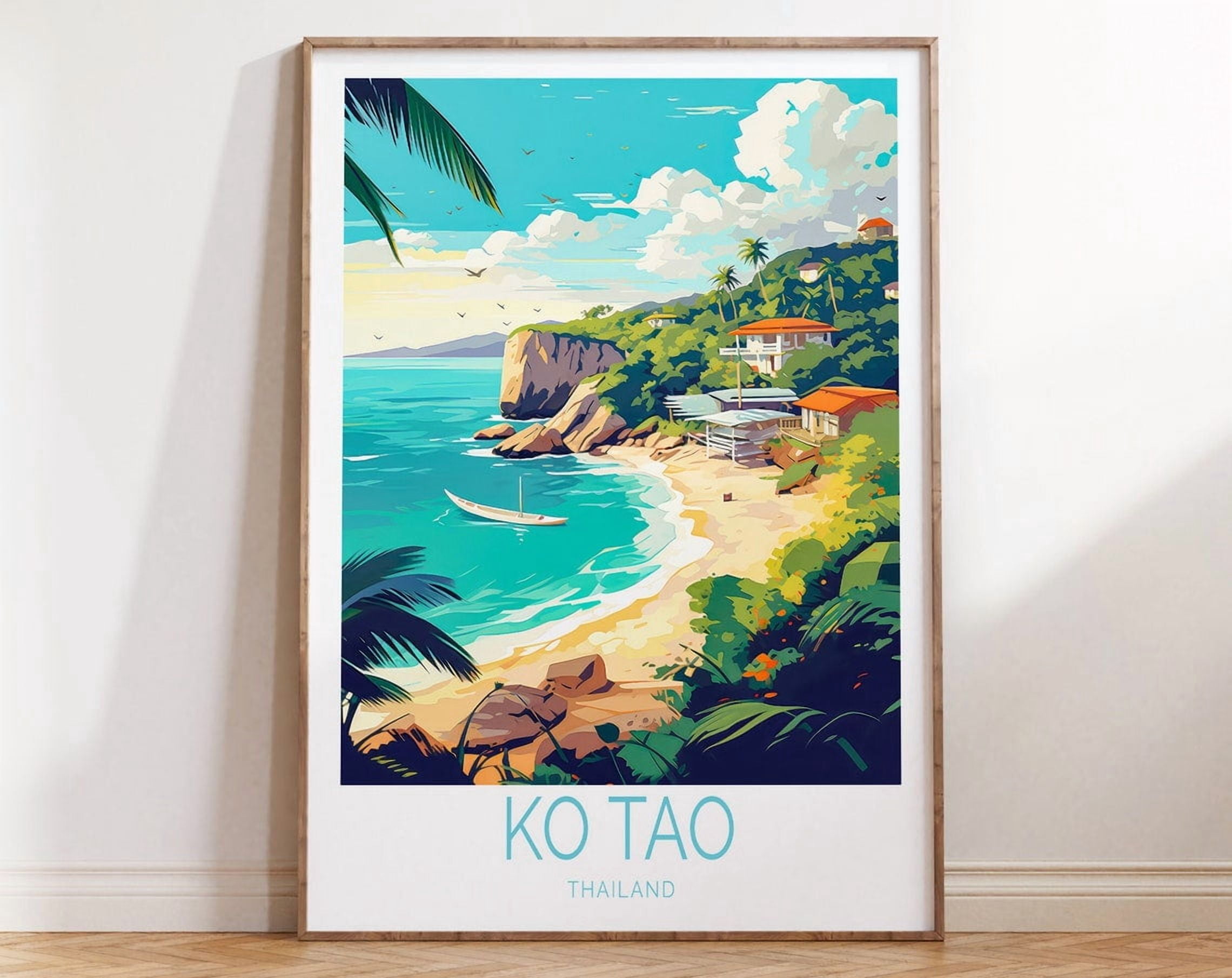 Kna Prints - 1 Pc Poster Ko Tao Travel , Thailand Travel , Ko Tao ...