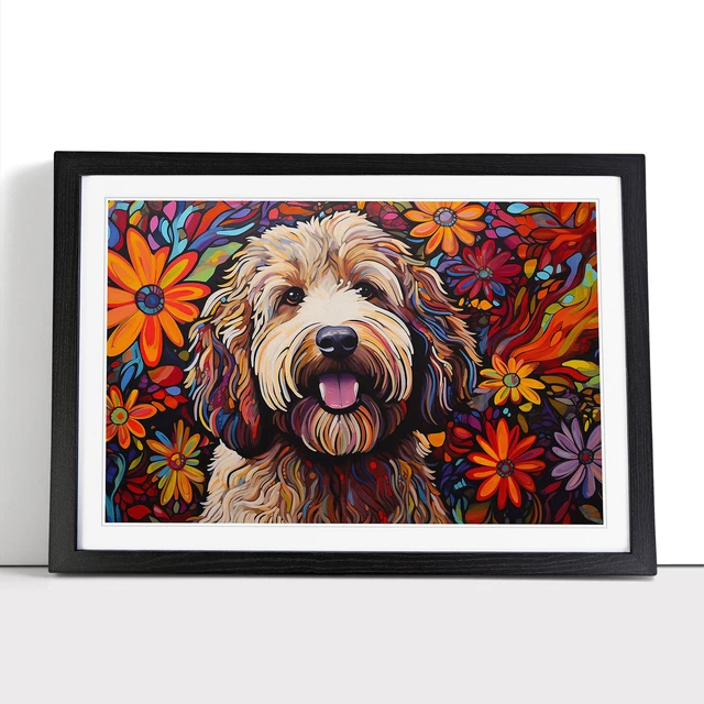Kna Prints - 1 Pc Poster Labradoodle Colour Field No.2 Wall Art Poster ...