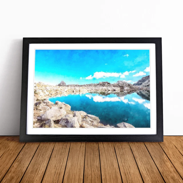 Kna Prints - 1 Pc Poster Lac De Bastani Lake In France Wall Poster ...