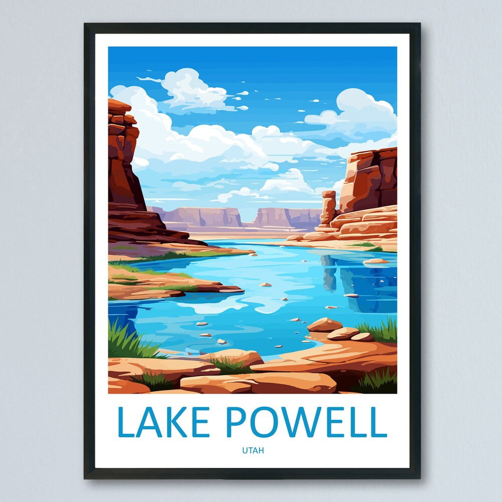 Kna Prints - 1 Pc Poster Lake Powell Travel Wall Art Lake Powell Wall ...