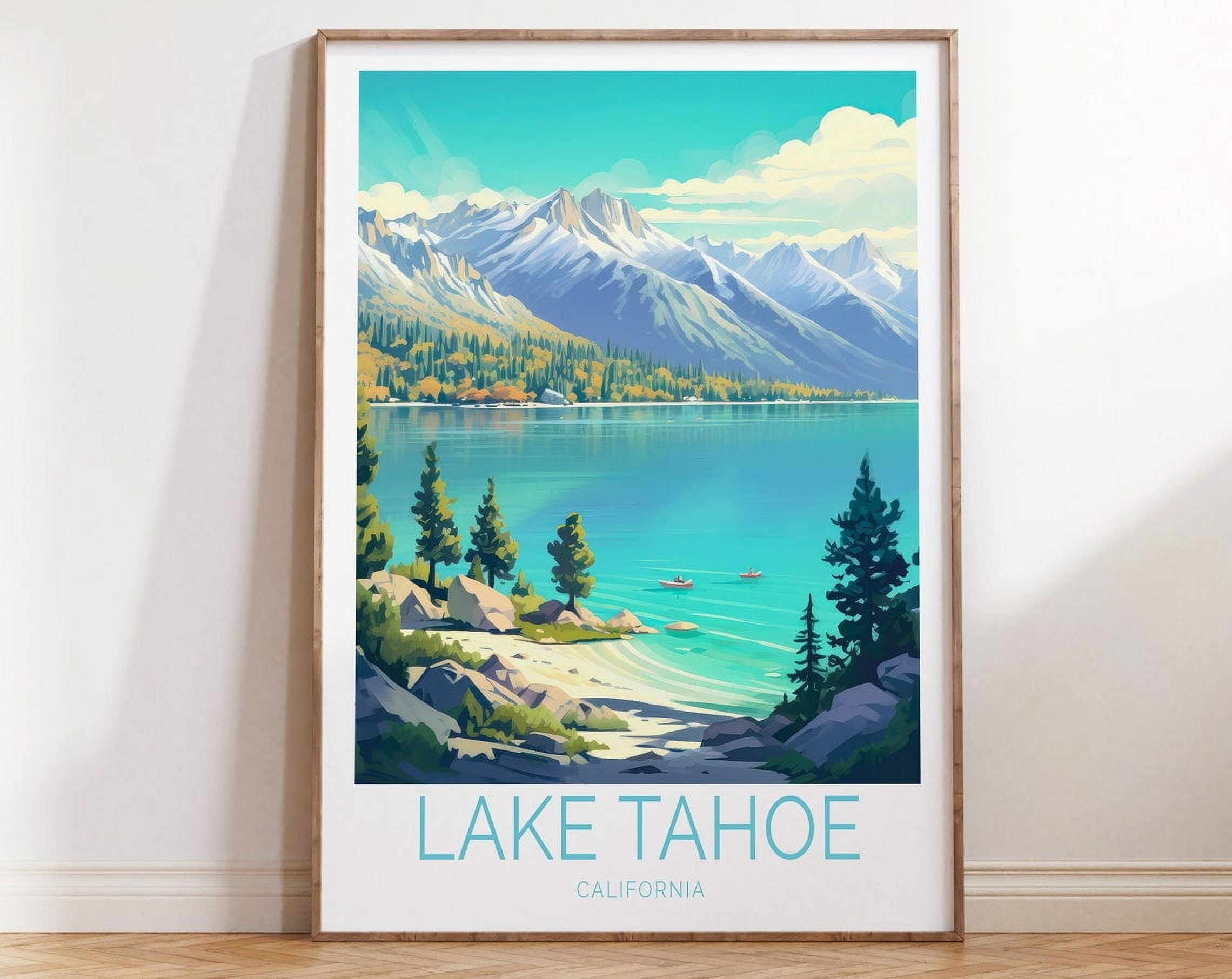 Kna Prints - 1 Pc Poster Lake Tahoe California Travel , Lake Tahoe ...