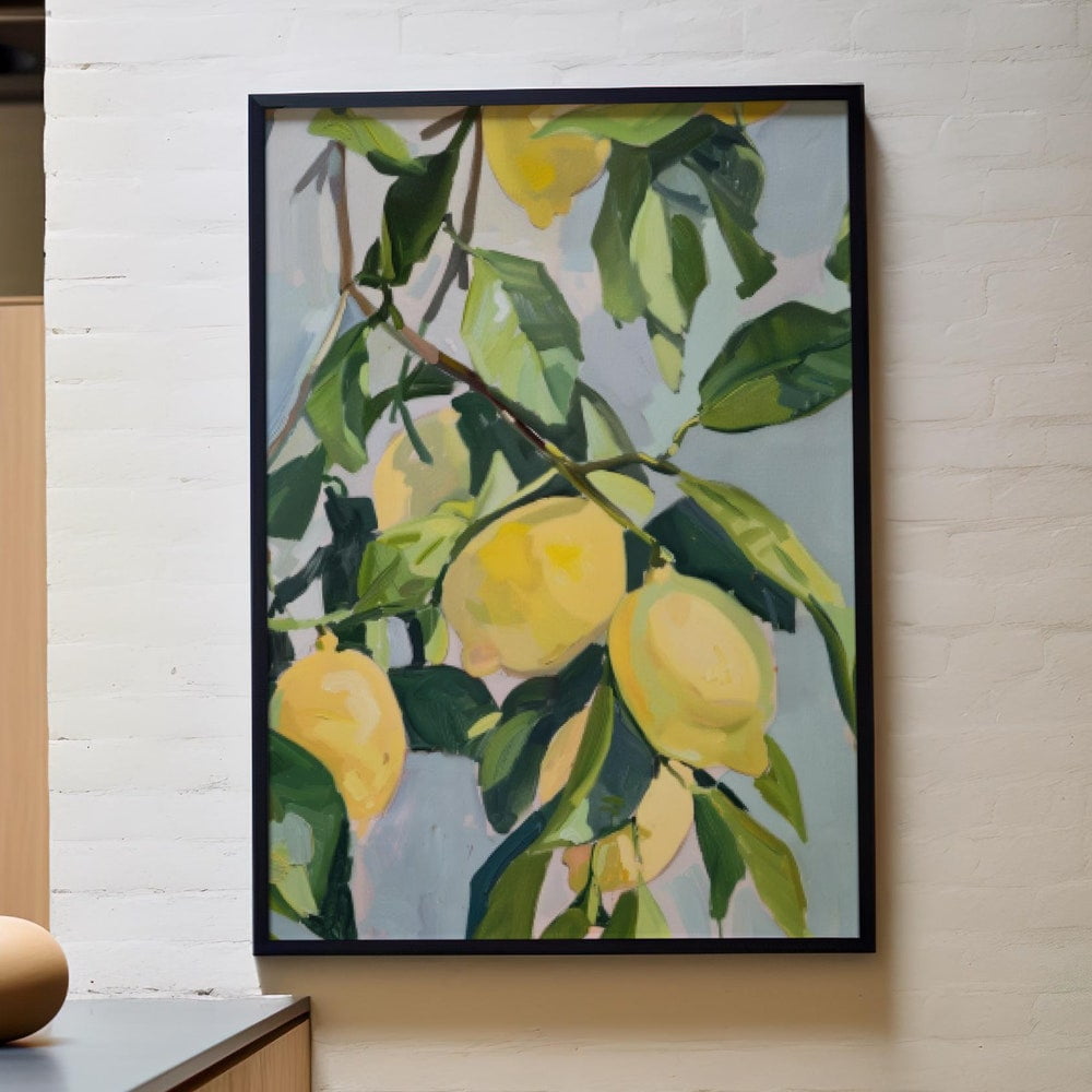 Kna Prints - 1 Pc Poster Lemons Poster | Fruit Painting | Lemons Poster ...