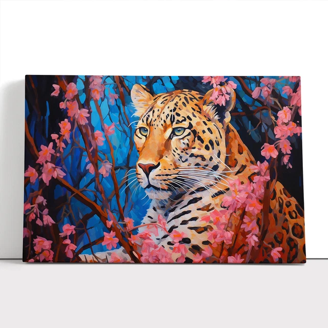 Kna Prints - 1 Pc Poster Leopard Palette Knife Wall Art Poster Home ...