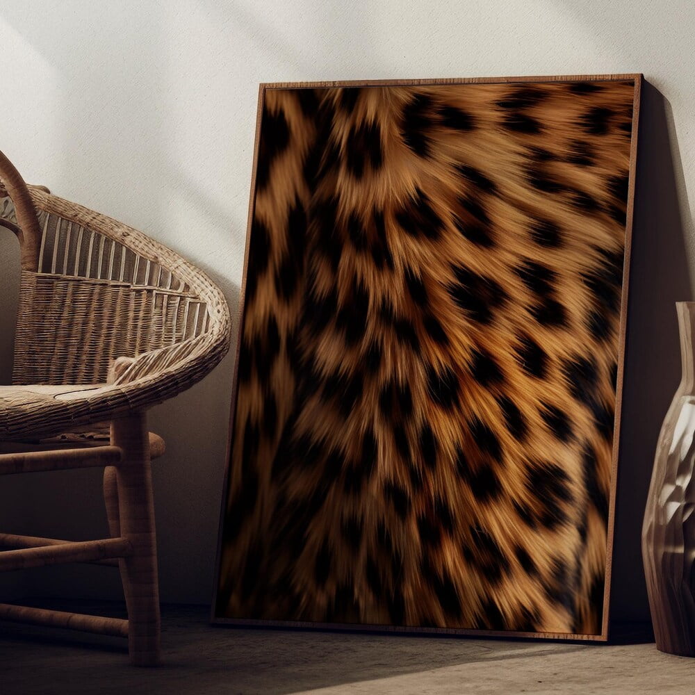 Kna Prints - 1 Pc Poster Leopard Wall Art, Cheetah Pattern Poster ...
