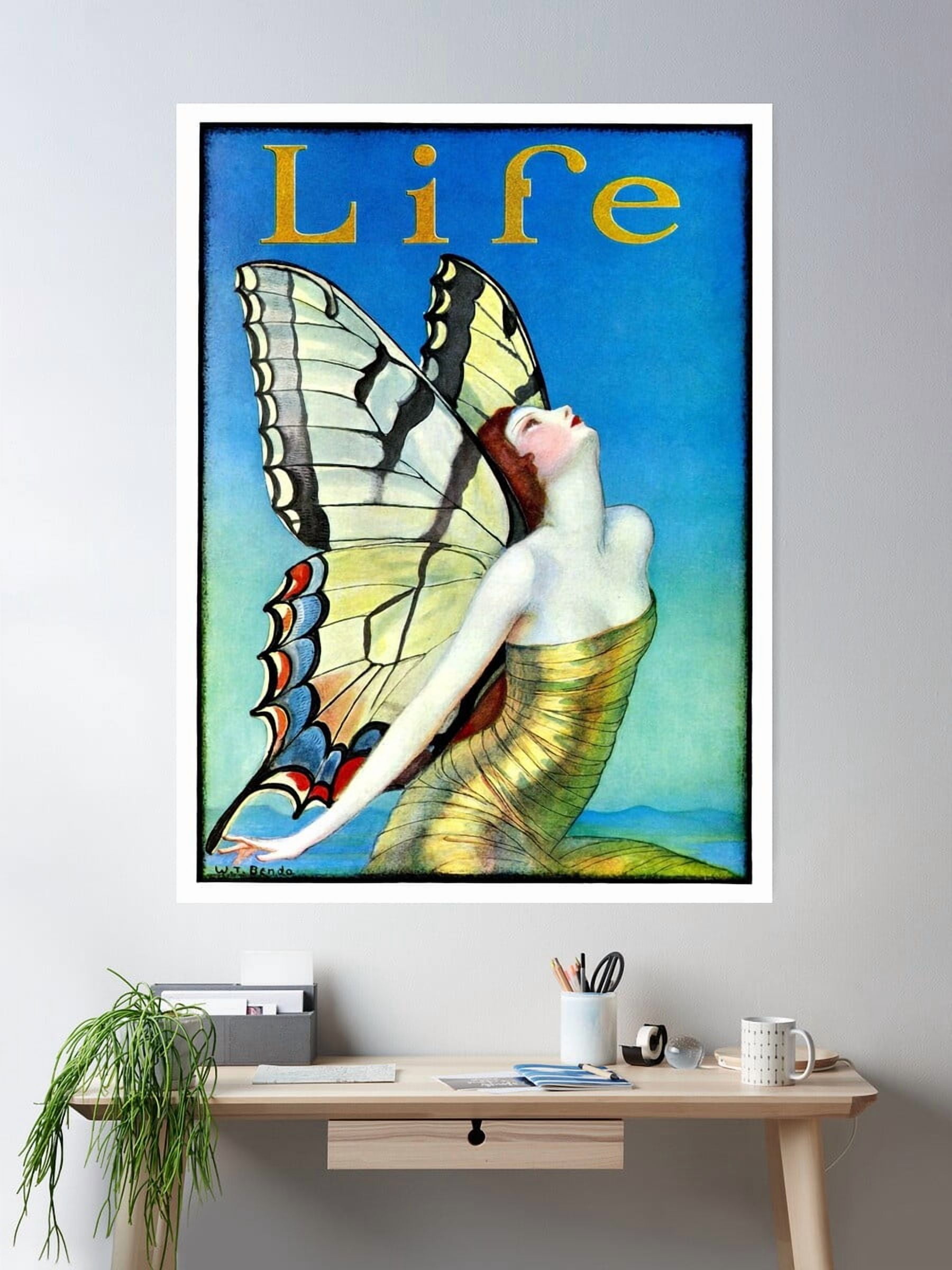 Kna Prints - 1 Pc Poster Life Magazine Yellow Angel Benda -Life Vintage ...