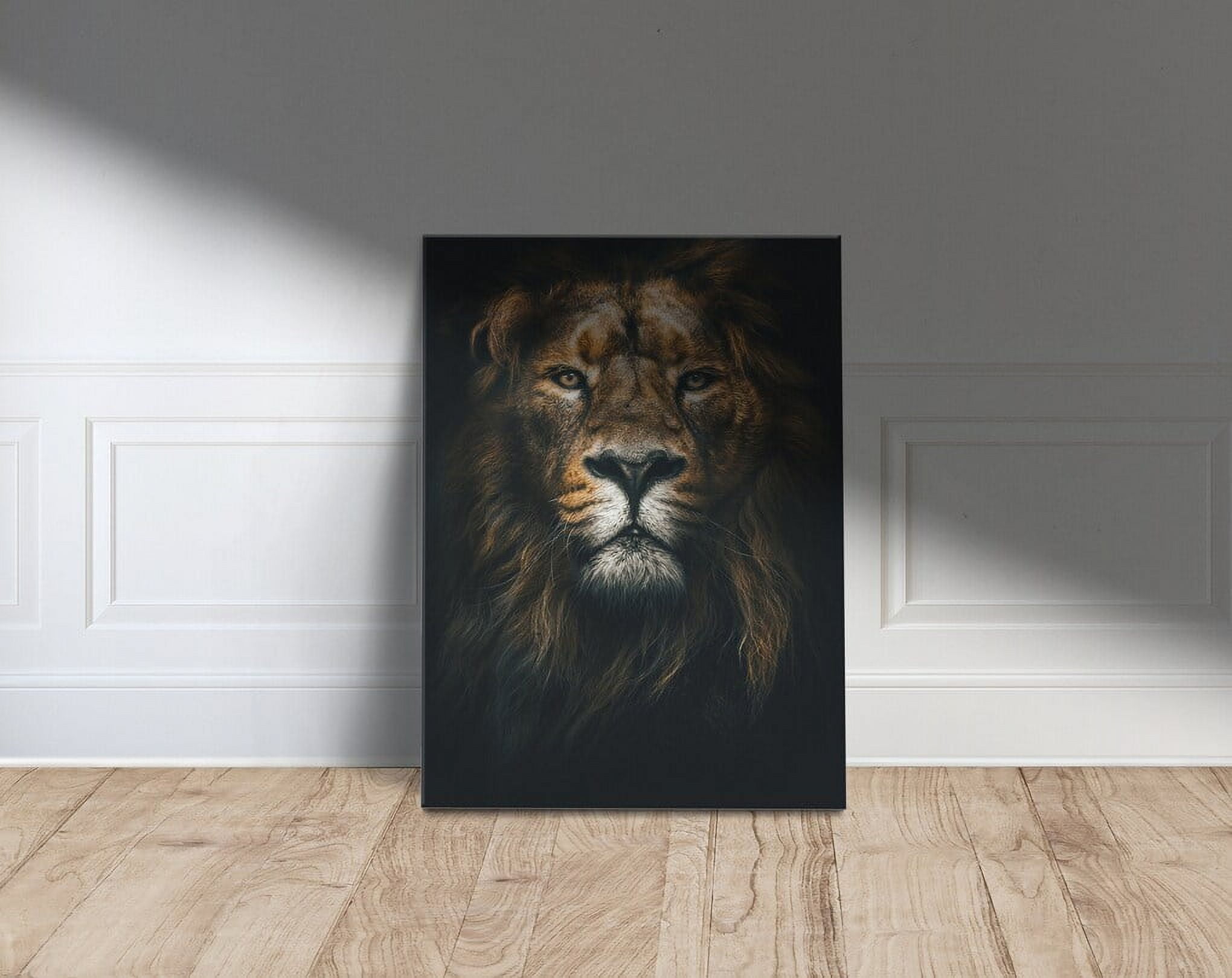 Kna Prints - 1 Pc Poster Lion Art, Huge Home Decor, Animals , Lion Wall Decor, Wildlife, King Of ...