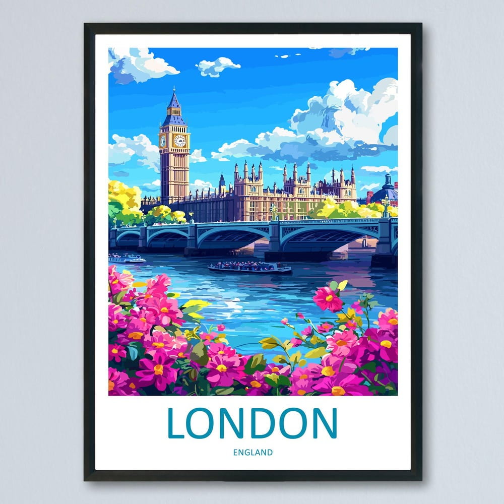 Kna Prints - 1 Pc Poster London Travel Uk Wall Art London City Poster ...