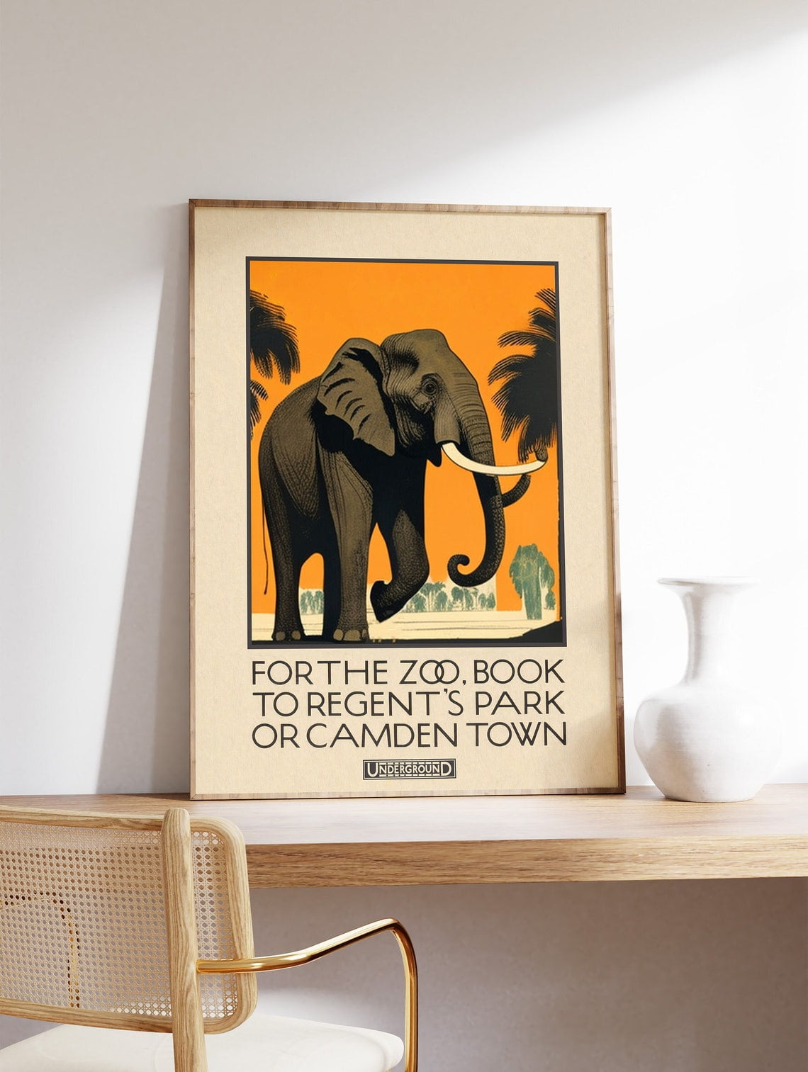 Kna Prints - 1 Pc Poster London Zoo , London Zoo Wall Art, Museum Print ...