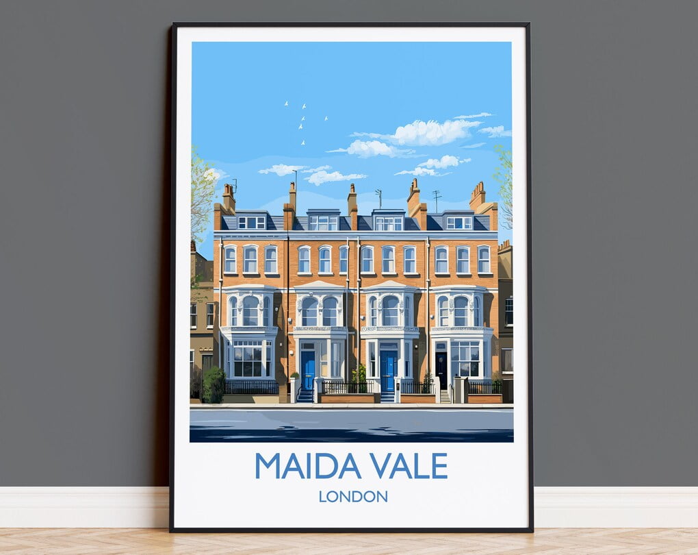 Kna Prints - 1 Pc Poster Maida Vale Travel , Travel Print Of Maida Vale ...