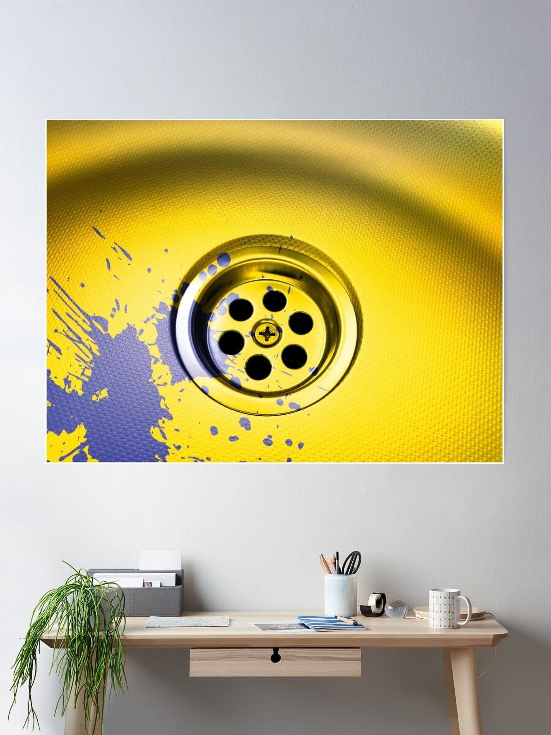 Kna Prints - 1 Pc Poster Makã¤Â°Ng A Splash In A Gold Sã¤Â°Nk, UNFRAMED ...