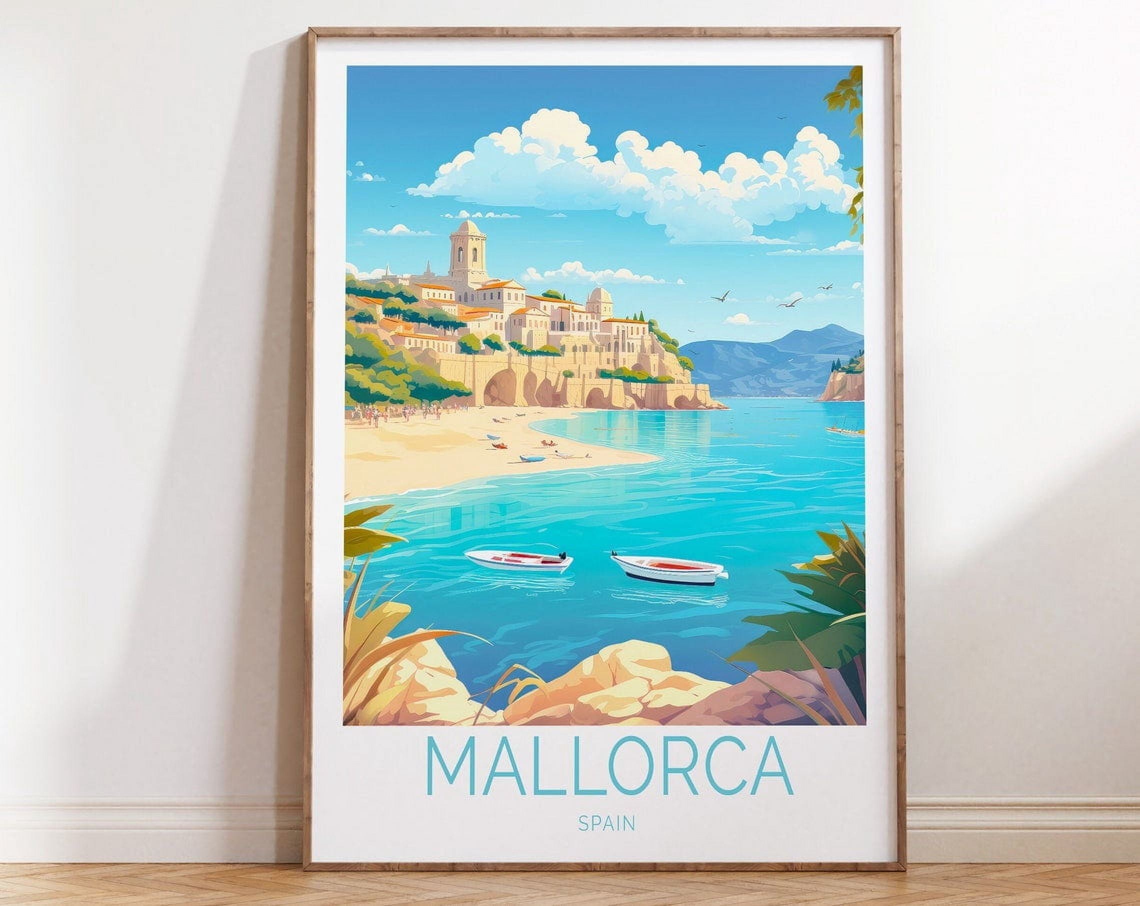Kna Prints - 1 Pc Poster Mallorca Spain Travel , Mallorca Spain Wall ...