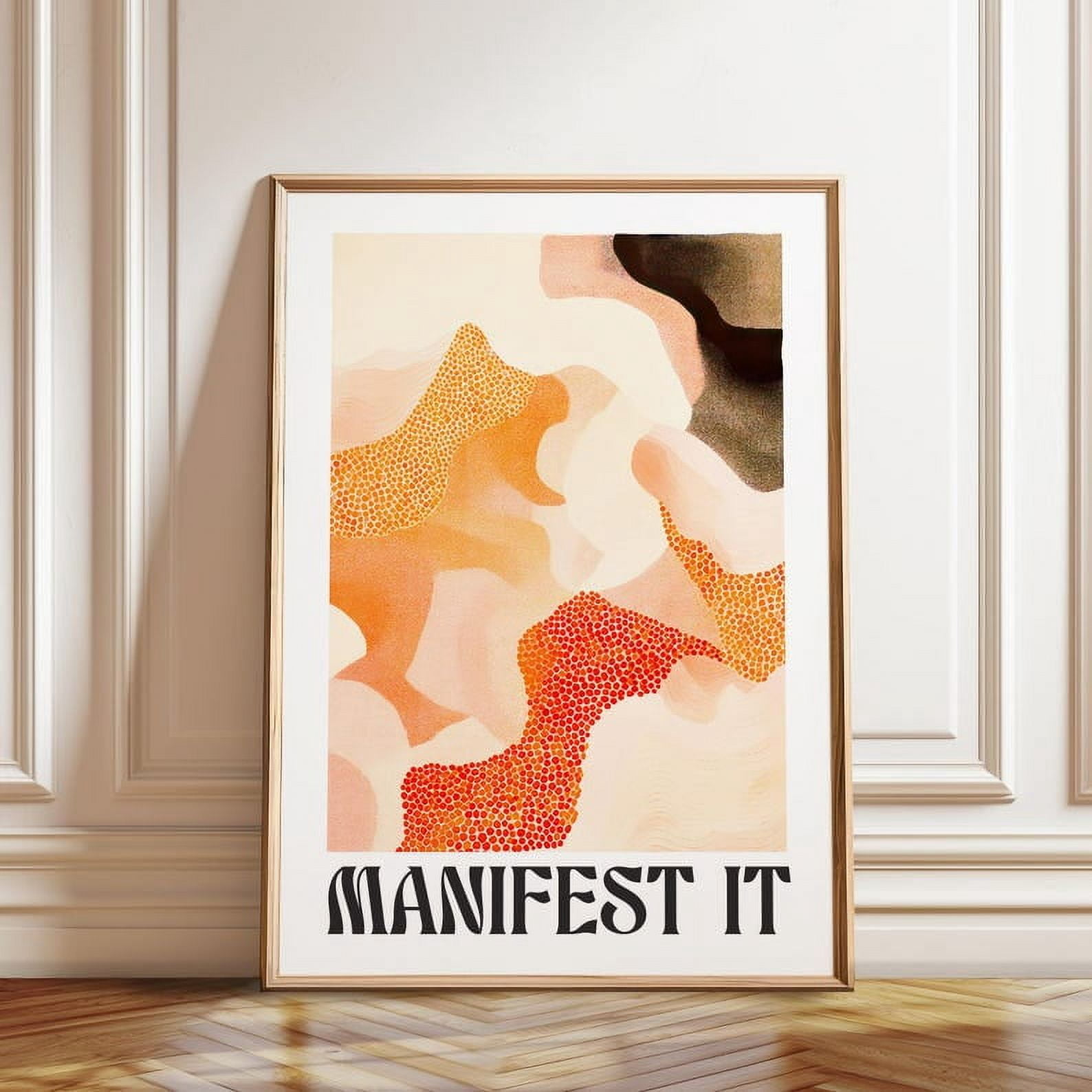 Kna Prints - 1 Pc Poster Manifest It Abstract Art Motivational Waves ...