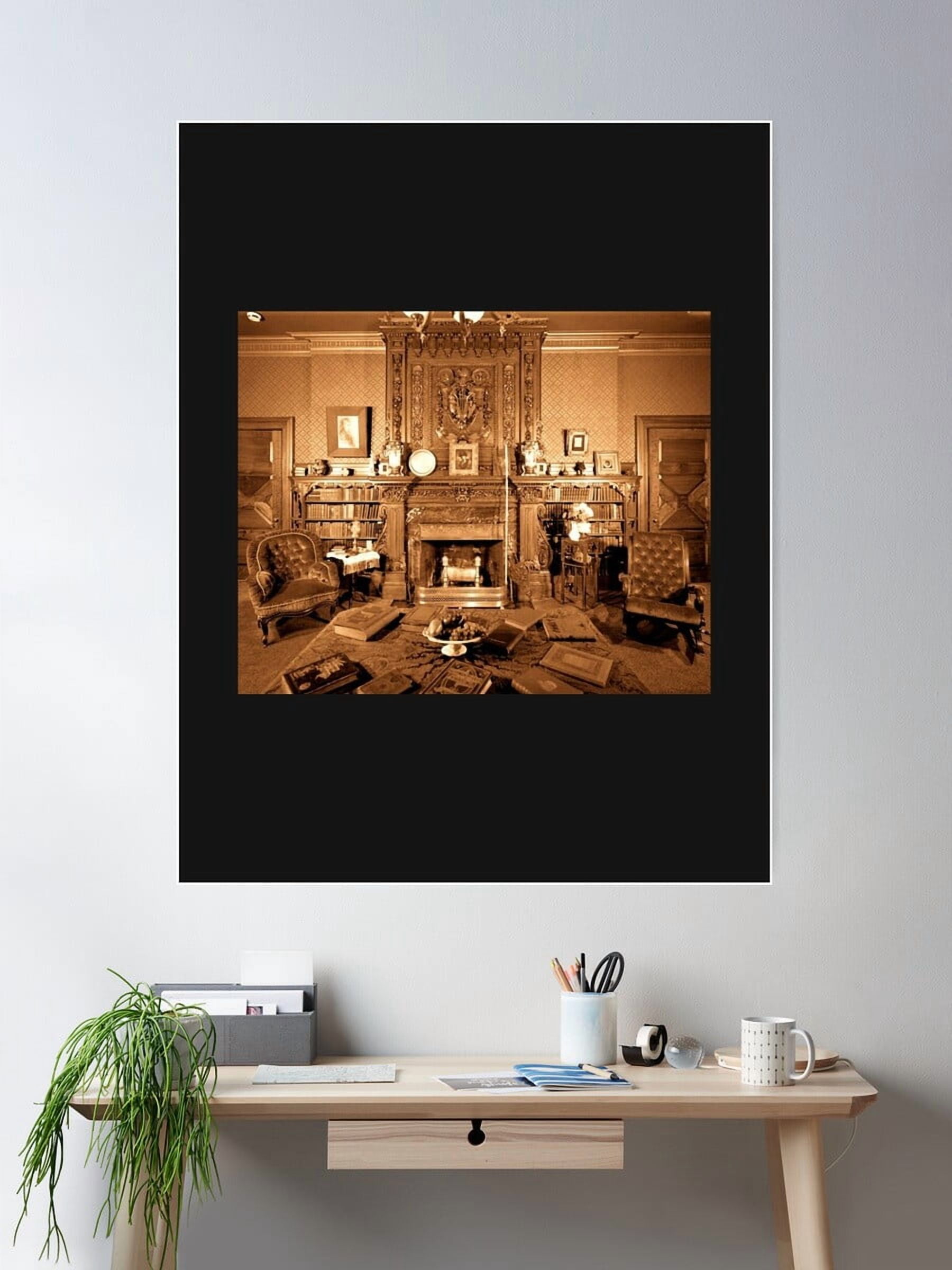 Kna Prints - 1 Pc Poster Mark Twain'S Library, UNFRAMED-12x18 - Walmart.com
