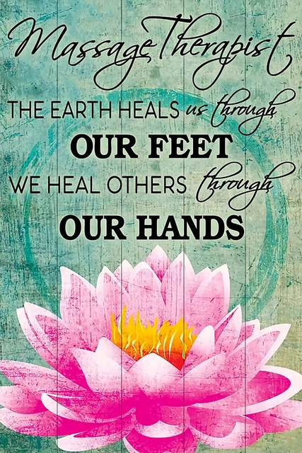 Kna Prints - 1 Pc Poster Massage Therapist We Heal Others Through Our ...
