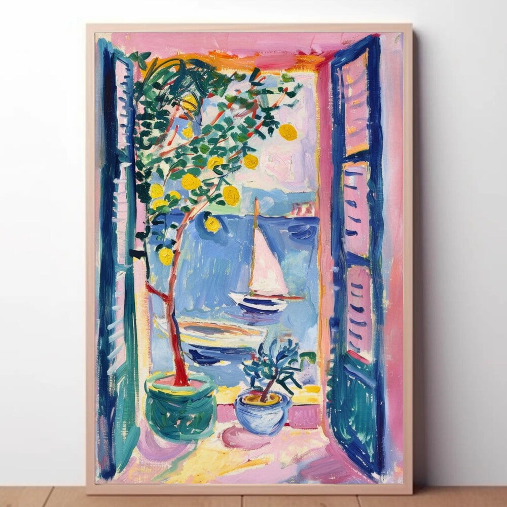 Kna Prints - 1 Pc Poster Matisse Open Window | Lemons Poster | Matisse ...