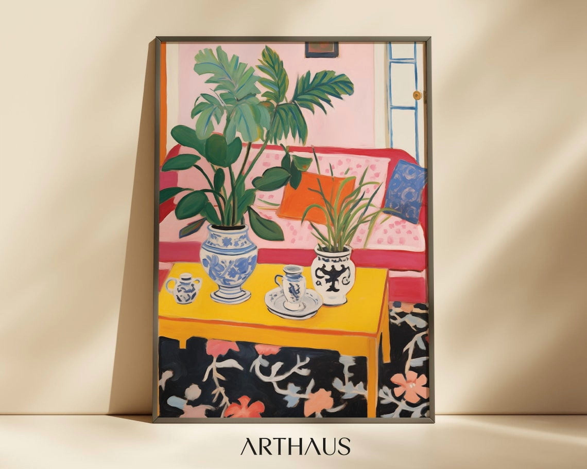 Kna Prints - 1 Pc Poster Maximalist Prints Floral Wall Art Flower ...