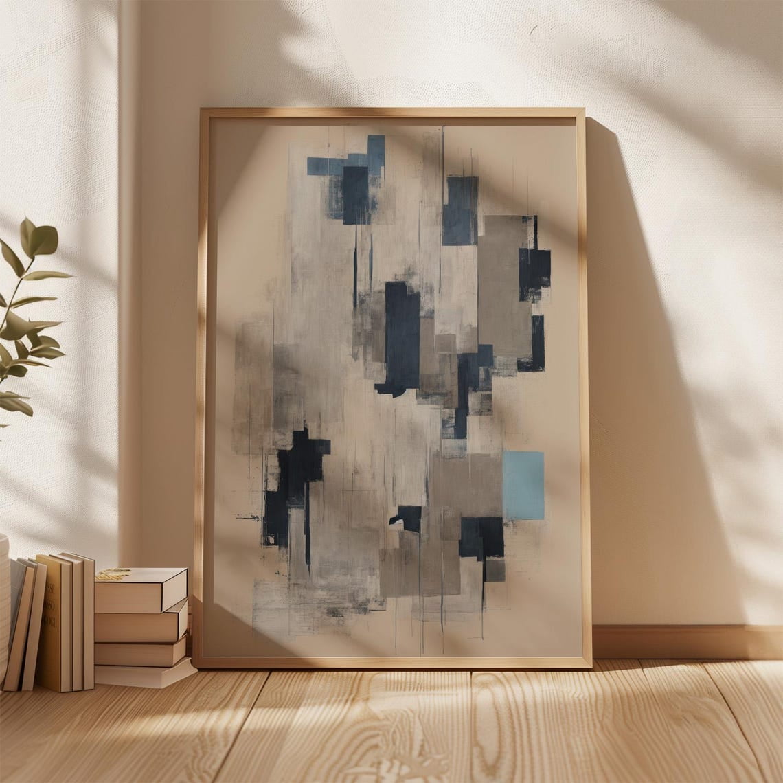 Kna Prints - 1 Pc Poster Memory Grid Abstract Neutral Architecture ...