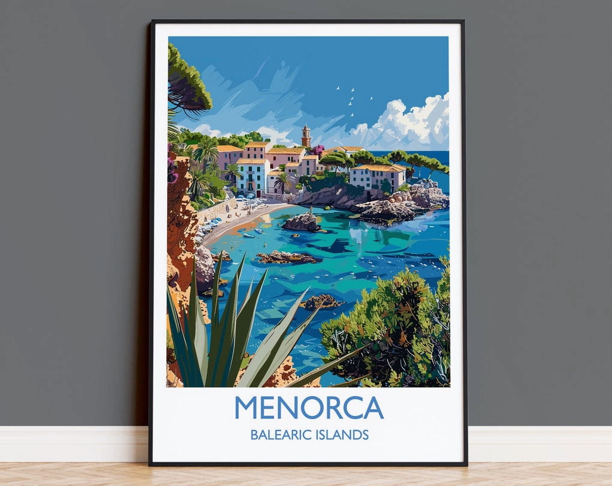 Kna Prints - 1 Pc Poster Menorca Travel Print, Travel Of Menorca ...
