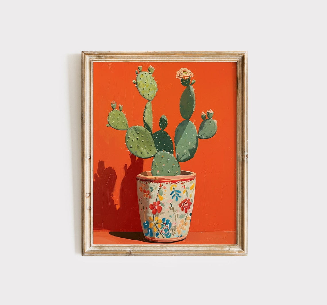 Kna Prints - 1 Pc Poster Mexican Cactus Print, Cactus, Cactus ...