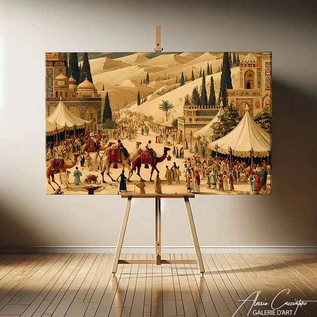Kna Prints - 1 Pc Poster Middle East Art Print Desert Landscape Art ...