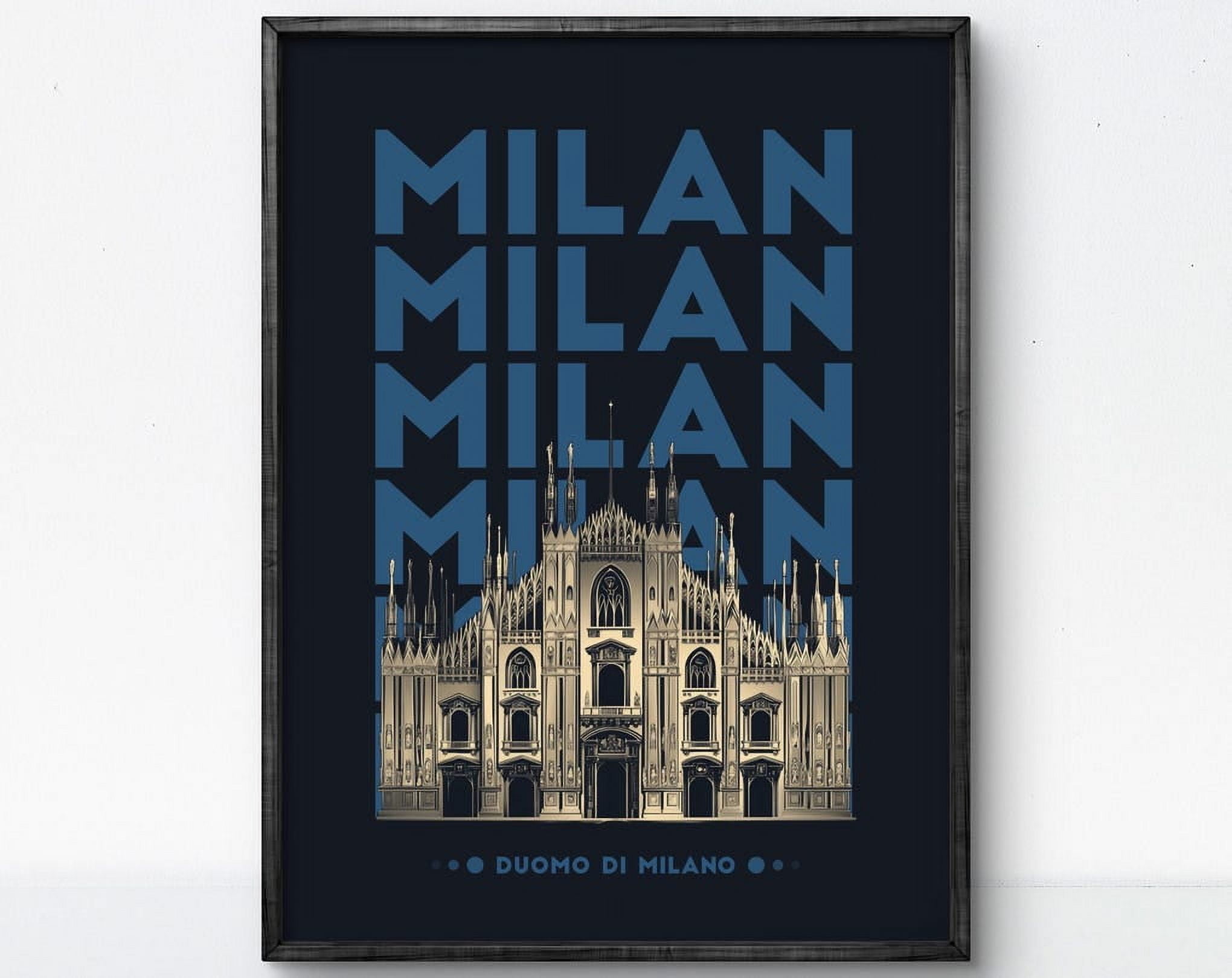 Kna Prints - 1 Pc Poster Milan Duomo For Home Decor, Modern Duomo Di ...