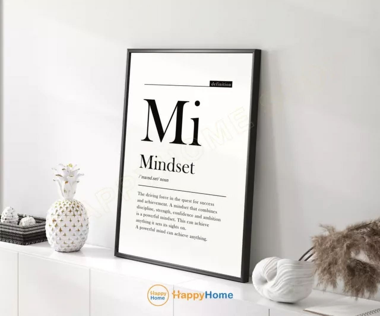 Kna Prints - 1 Pc Poster Mindset Definition Wall Art Motivational ...