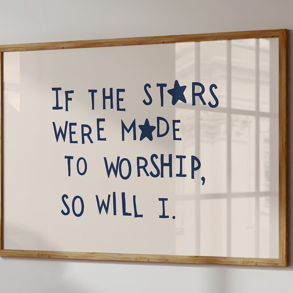 Kna Prints - 1 Pc Poster Minimalist Christian Wall Art Psalm 148:3-6 ...