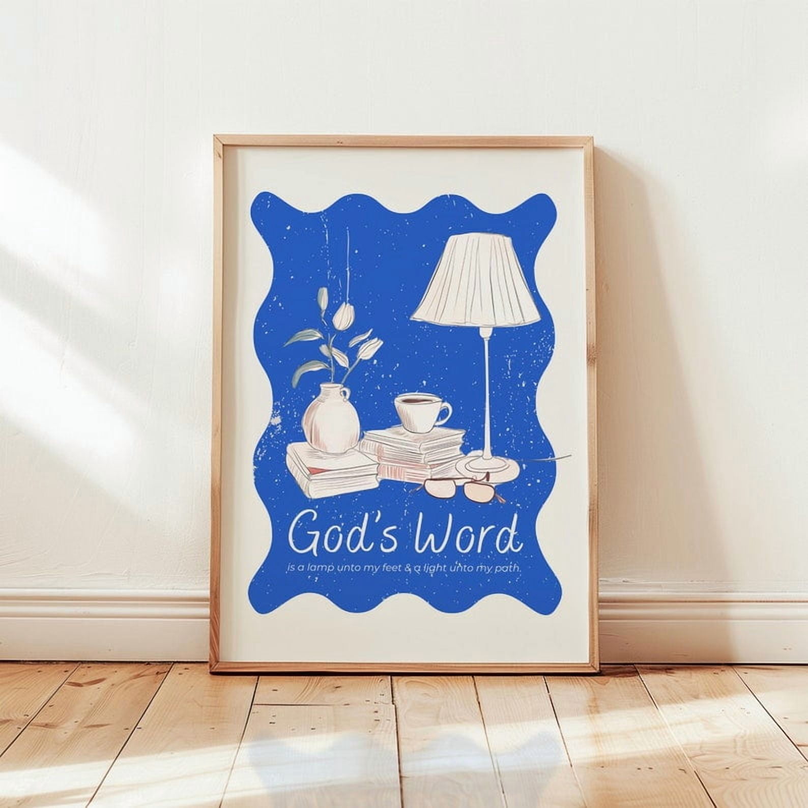 Kna Prints - 1 Pc Poster Modern Christian Art With Scripture Wall Art ...
