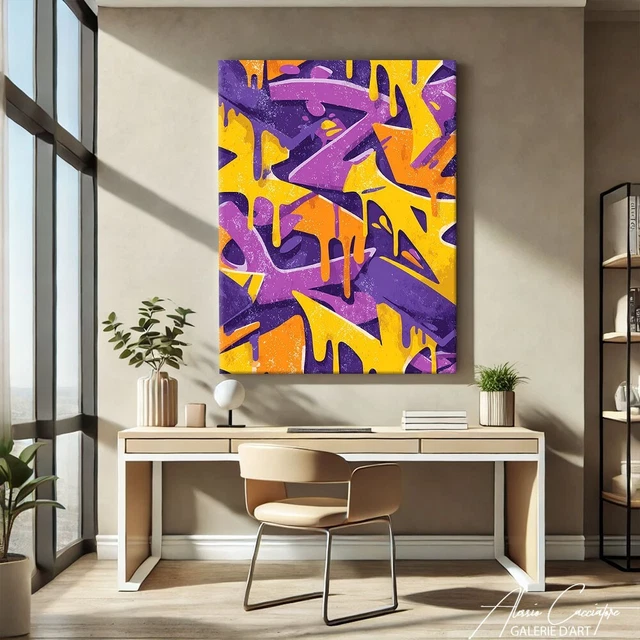 Kna Prints - 1 Pc Poster Modern Graffiti Wall Art Urban Street Art S ...