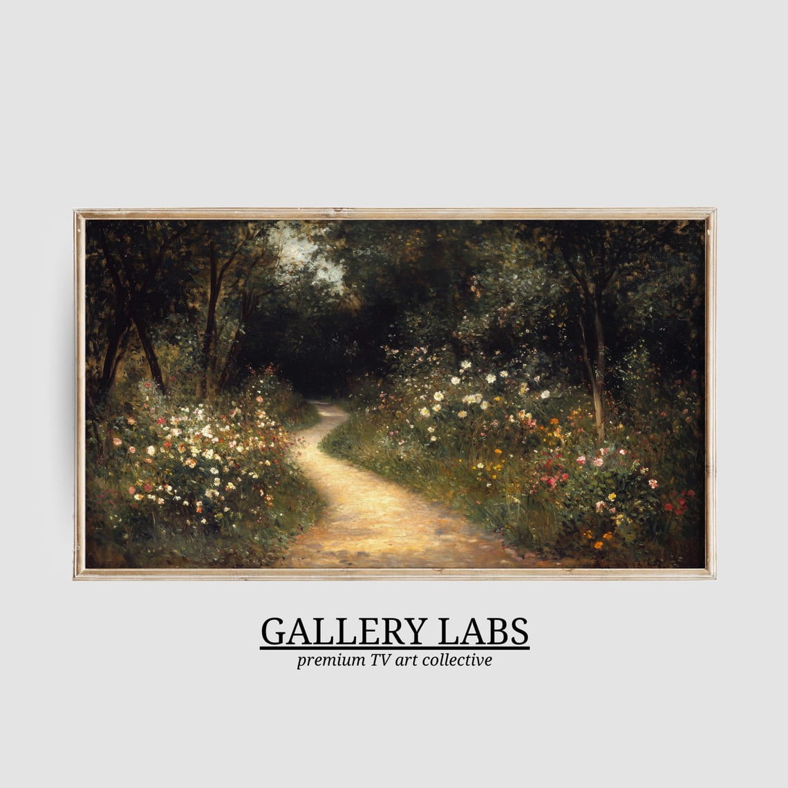 Kna Prints - 1 Pc Poster Moody Wildflower Samsg Frame Tv Art€¢ Spring ...