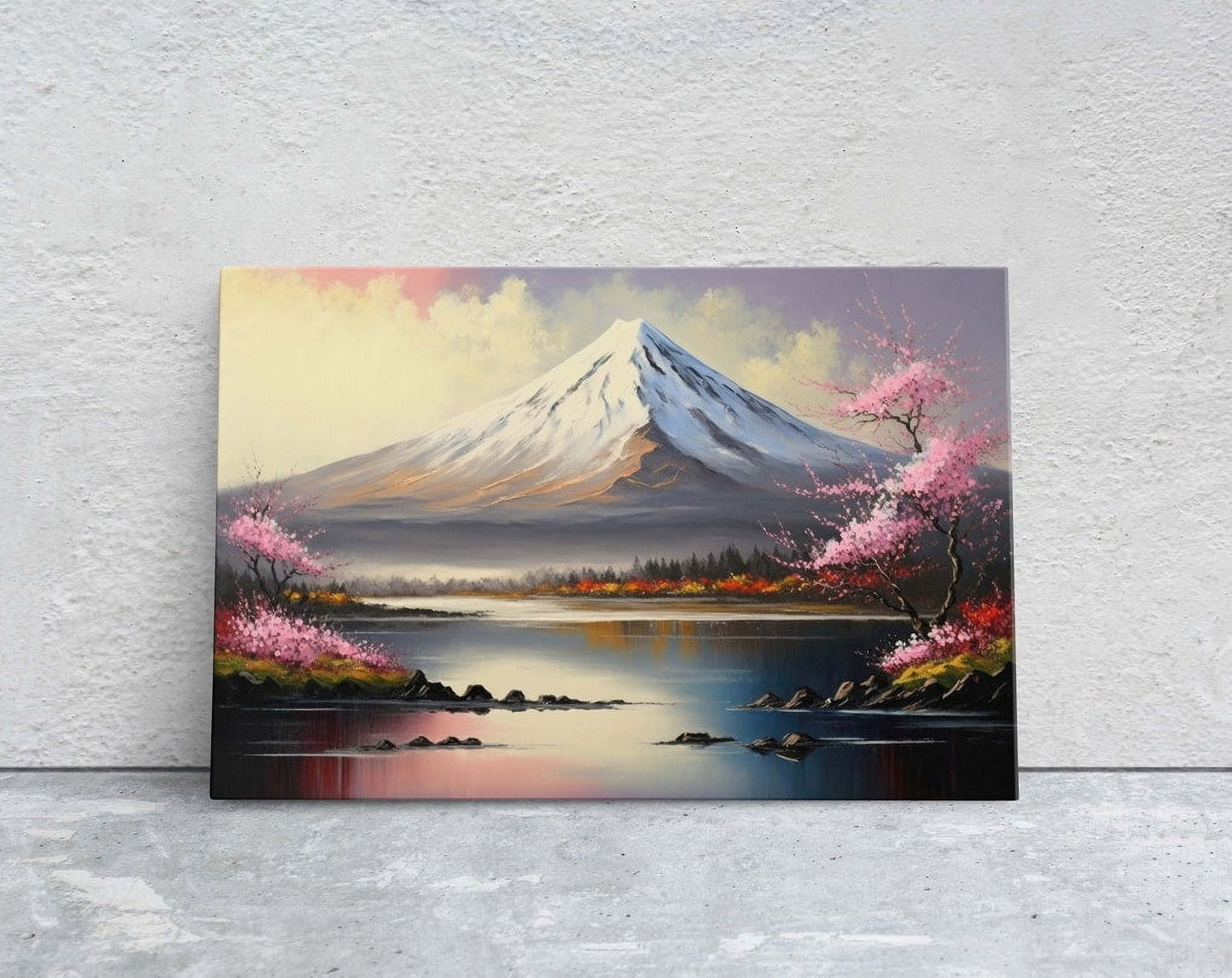 Kna Prints - 1 Pc Poster Mot Fuji Art Large Print, , Landscape ...