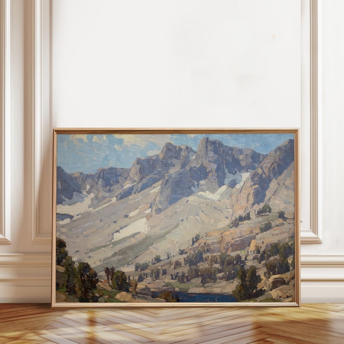 Kna Prints - 1 Pc Poster Motain Range Landscape Sierra Lake Vista Wall ...