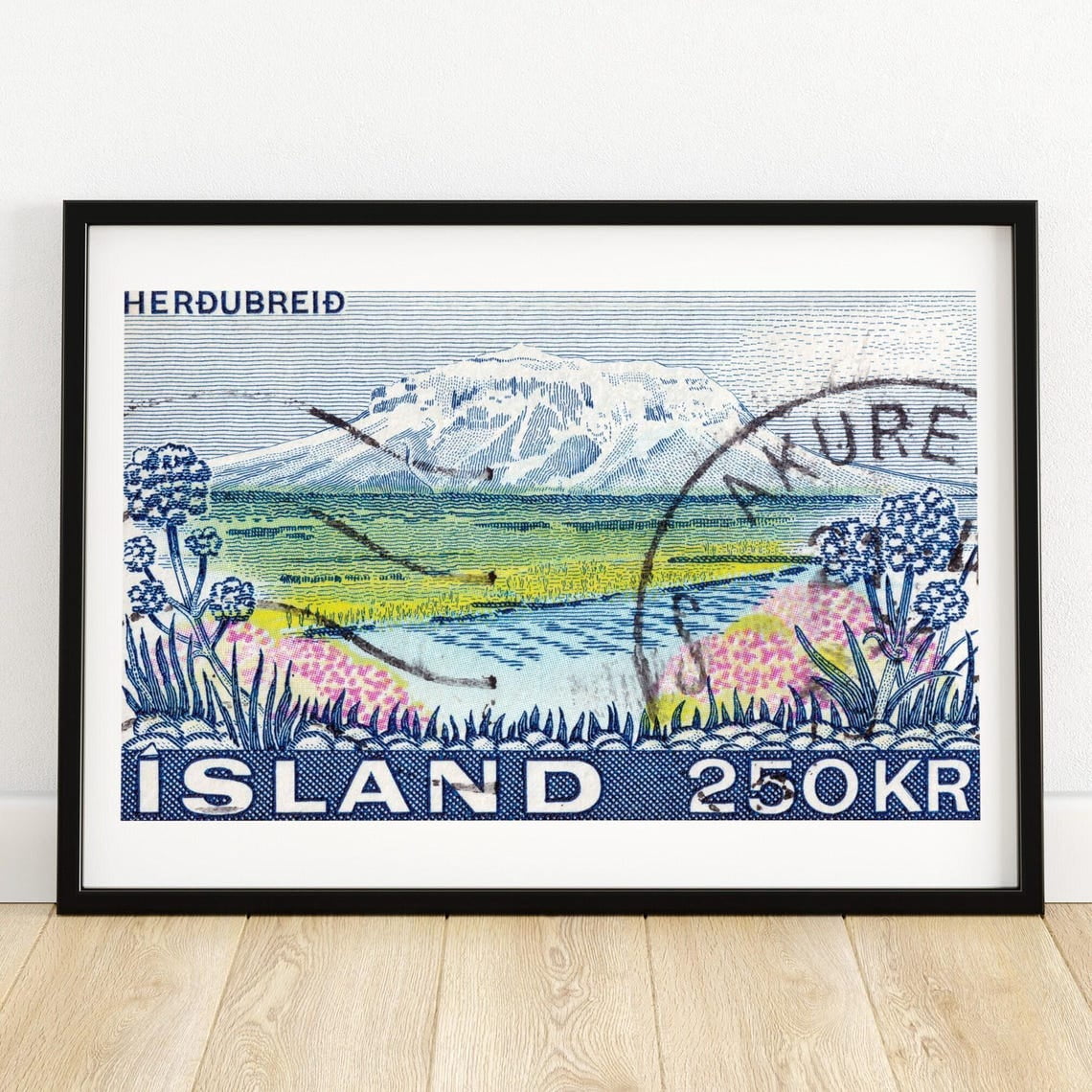 Kna Prints - 1 Pc Poster Motain River Postage Stamp Print Aesthetic ...