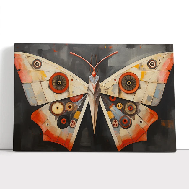Kna Prints - 1 Pc Poster Moth Constructivism No.2 Wall Art Poster Home Decor, UNFRAMED-16x24 ...