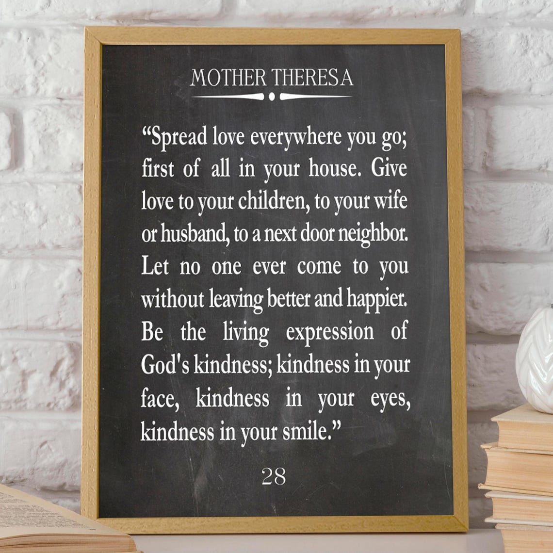 Kna Prints - 1 Pc Poster Mother Theresa Quote Spread Love Quote Love ...