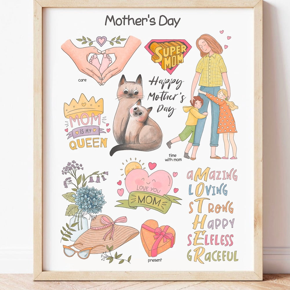 Kna Prints - 1 Pc Poster Mothers Day Poster Printable Classroom ...