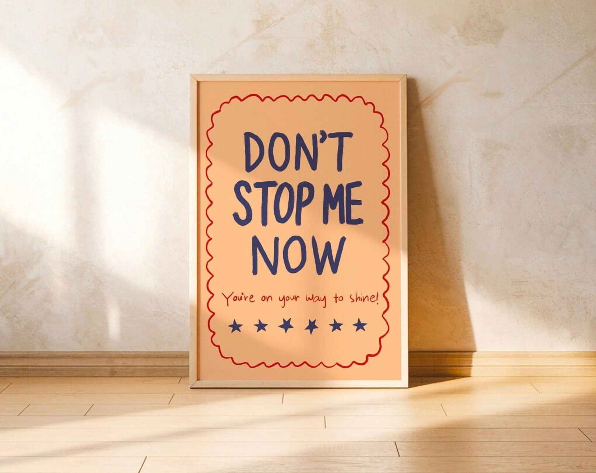 Kna Prints - 1 Pc Poster Motivational Bold Inspirational Quote Wall Art ...