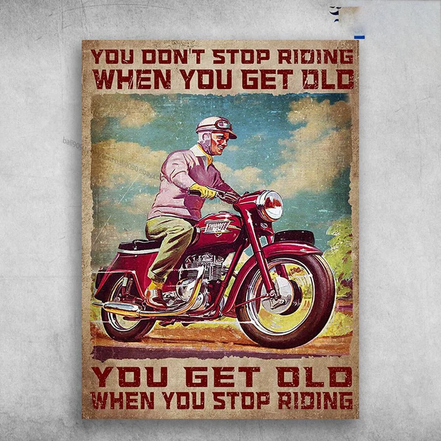 Kna Prints - 1 Pc Poster Motorcycle Riding, Biker Lover - You Don'T ...