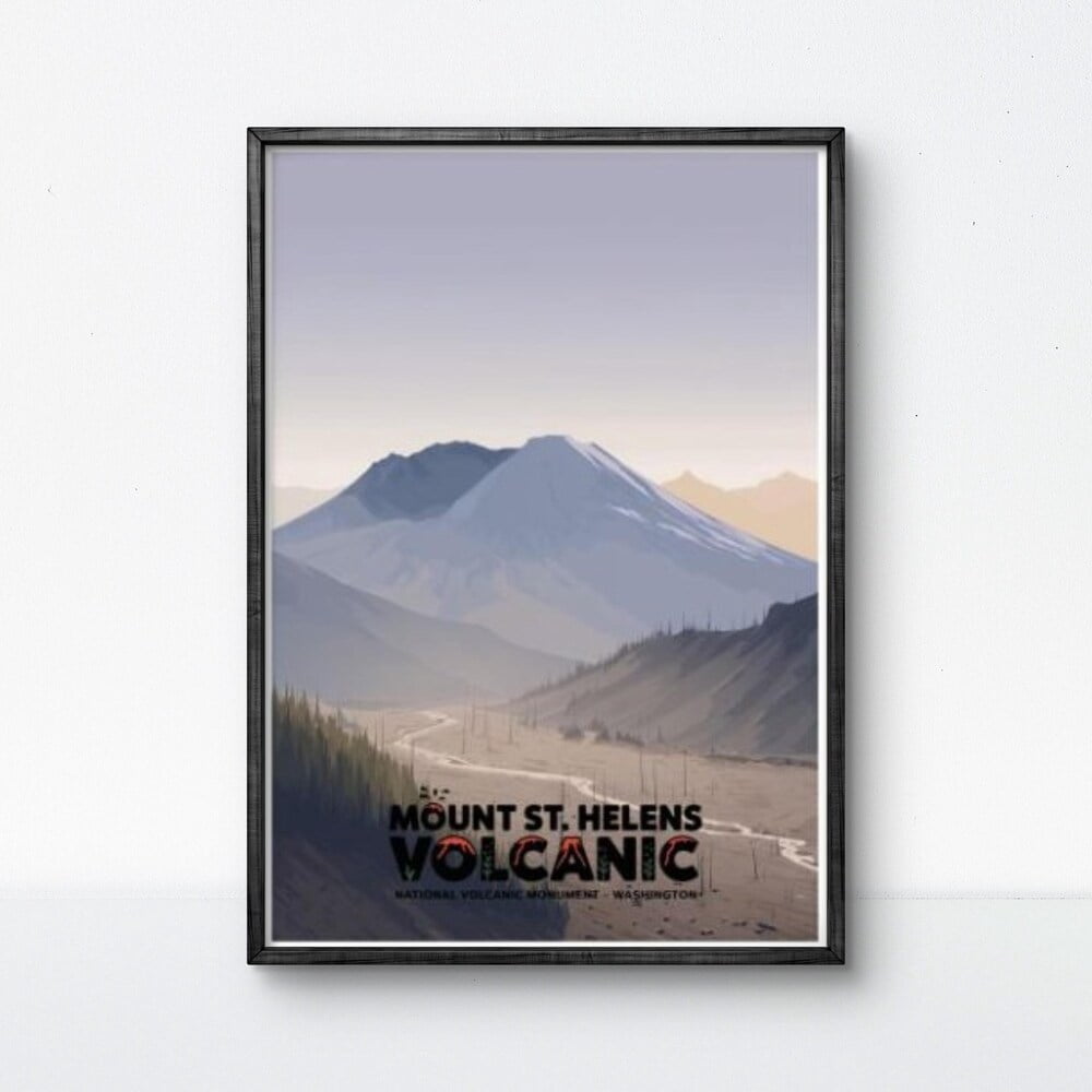 Kna Prints - 1 Pc Poster Mount St. Helens Volcanic National Monument ...